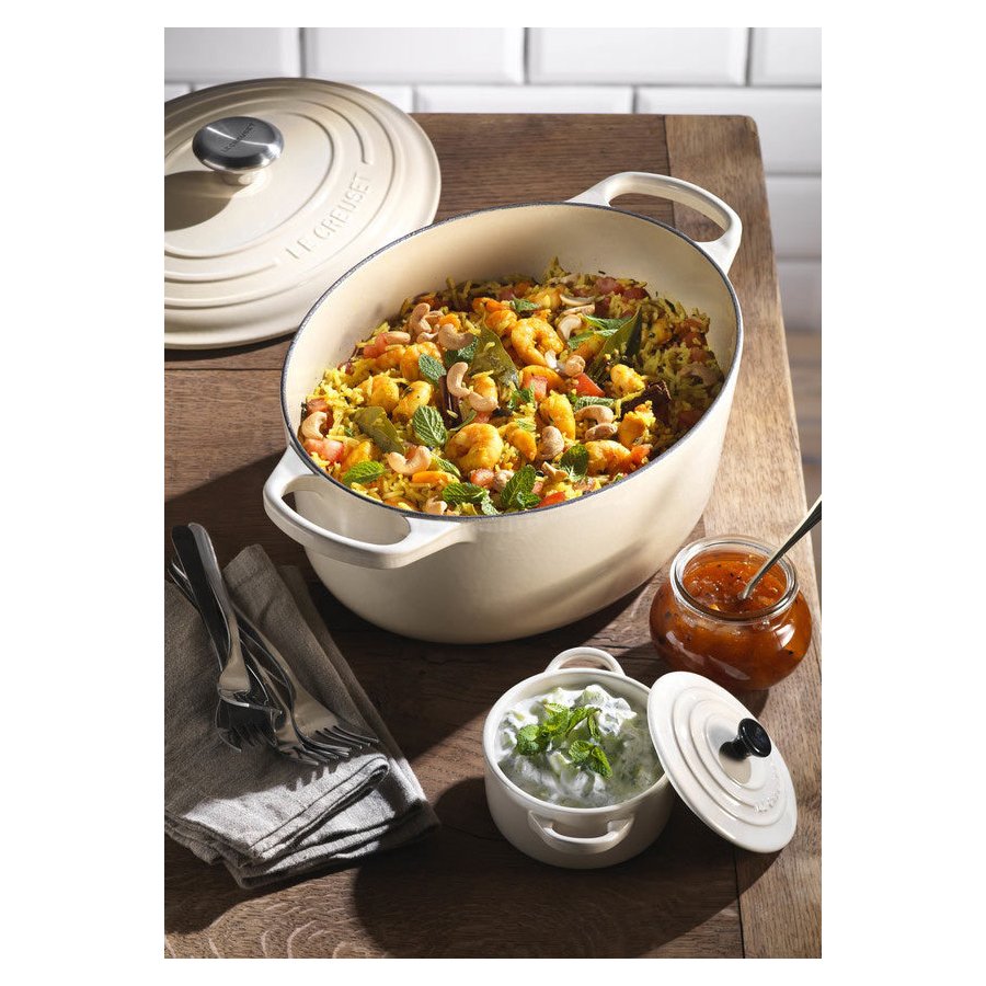 Le Creuset Gryde Oval 4 1 L 27 Cm Pearl Creme Gryde Hjem Dk